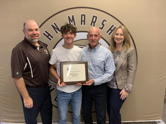 JM’s MacK Allen Honored by Elks | News, Sports, Jobs - The Intelligencer